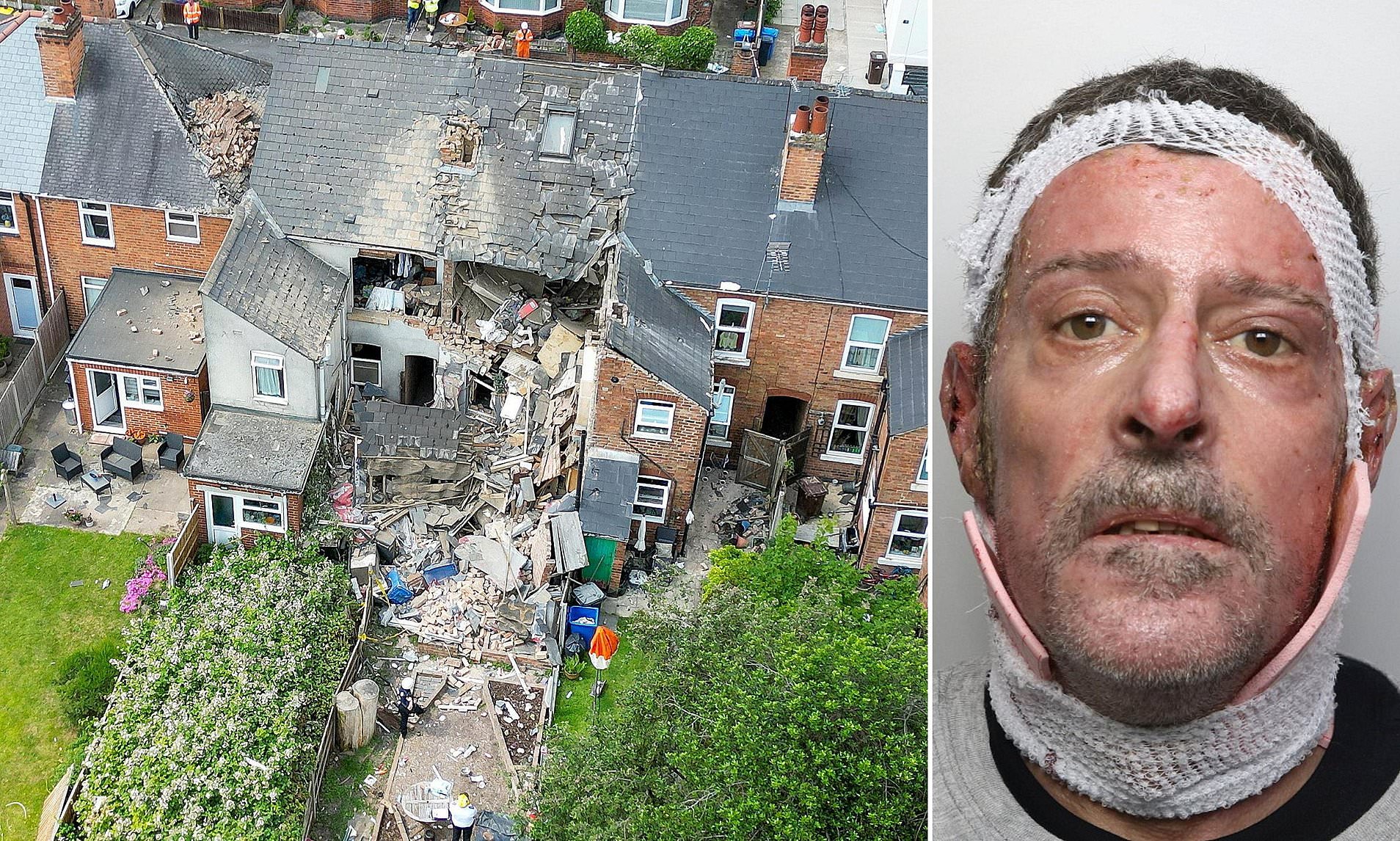 Man faces jail after causing huge explosion that destroyed three homes ...