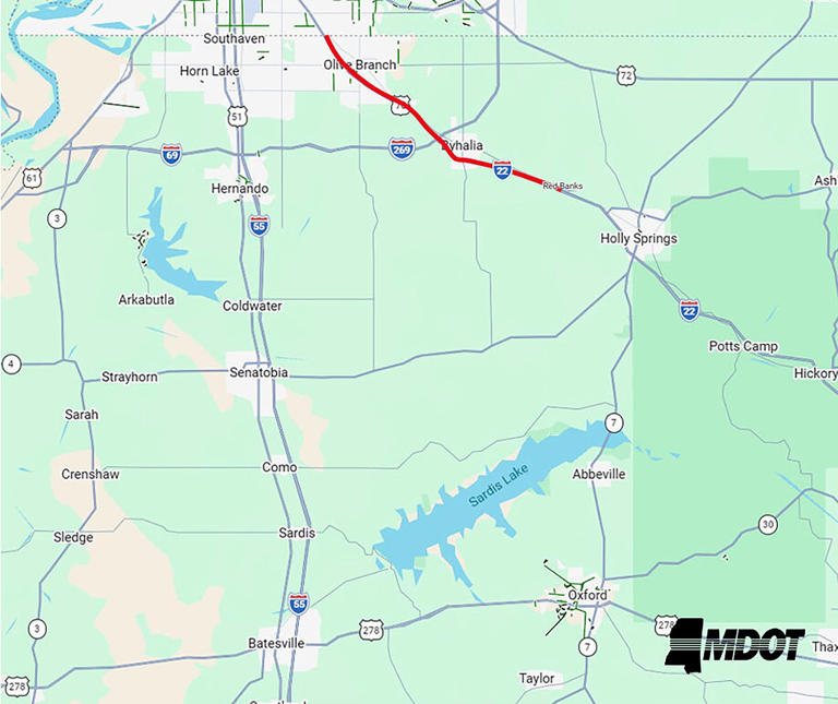 How are roads in DeSoto County? The latest on I-55, other roadways