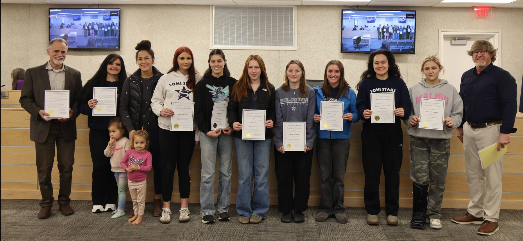 Assembly commends Soldotna High School girls’ wrestling team