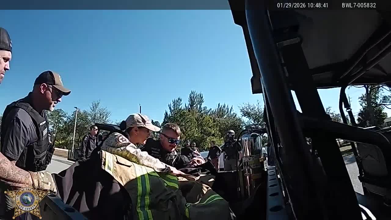 Watch as LCSO finds and rescues a missing elderly man