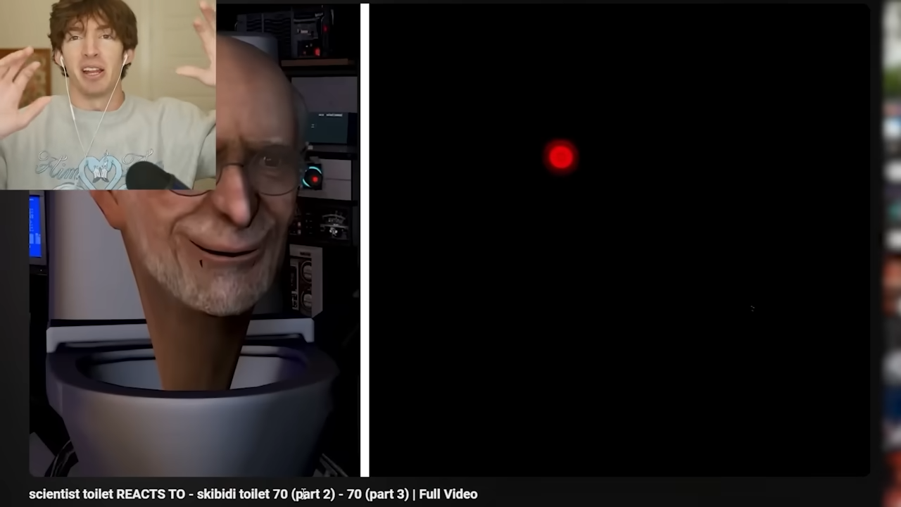 Watching Skibidi Toilet for a living feels unreal