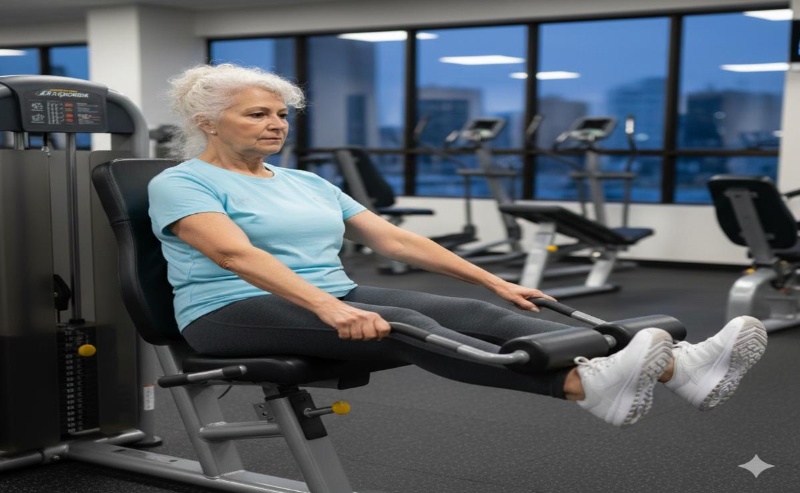 Seated leg extensions after 65: The simple chair exercise that keeps ...