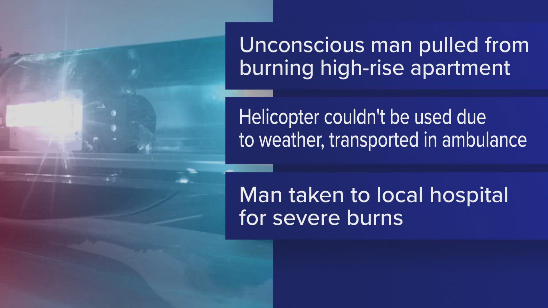 Dramatic rescue in Lockport high rise fire