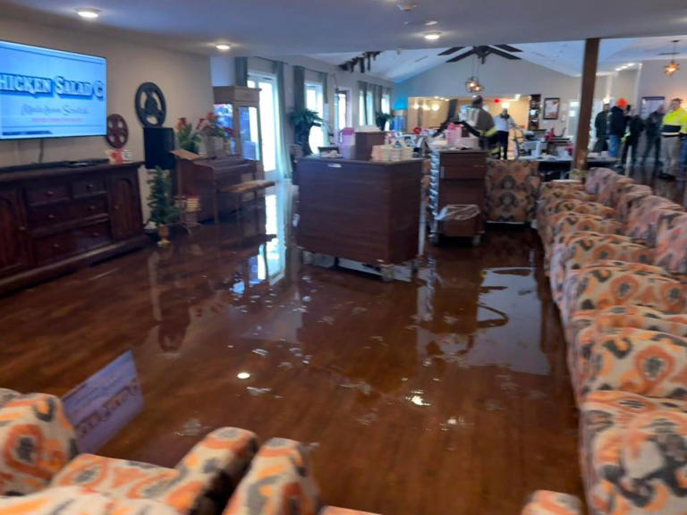 Water line break causes flooding at Hawkins County assisted living home