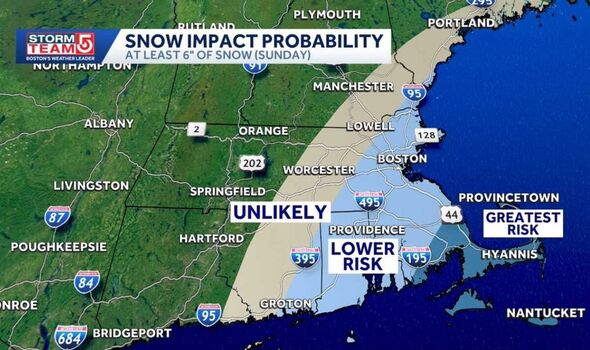 Massachusetts to see up to 6 inche of snow as Winter Storm Gianna ...