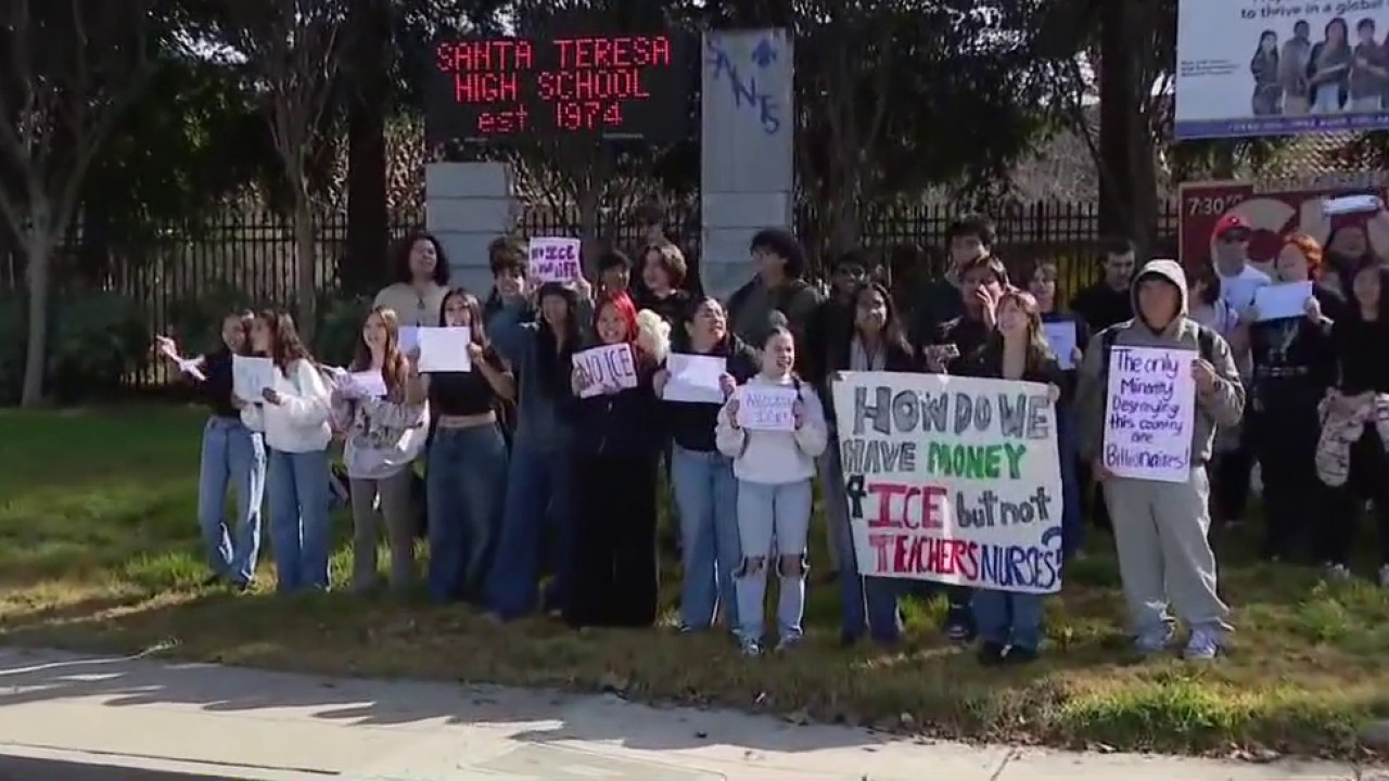 San Jose students blast ICE in school protest