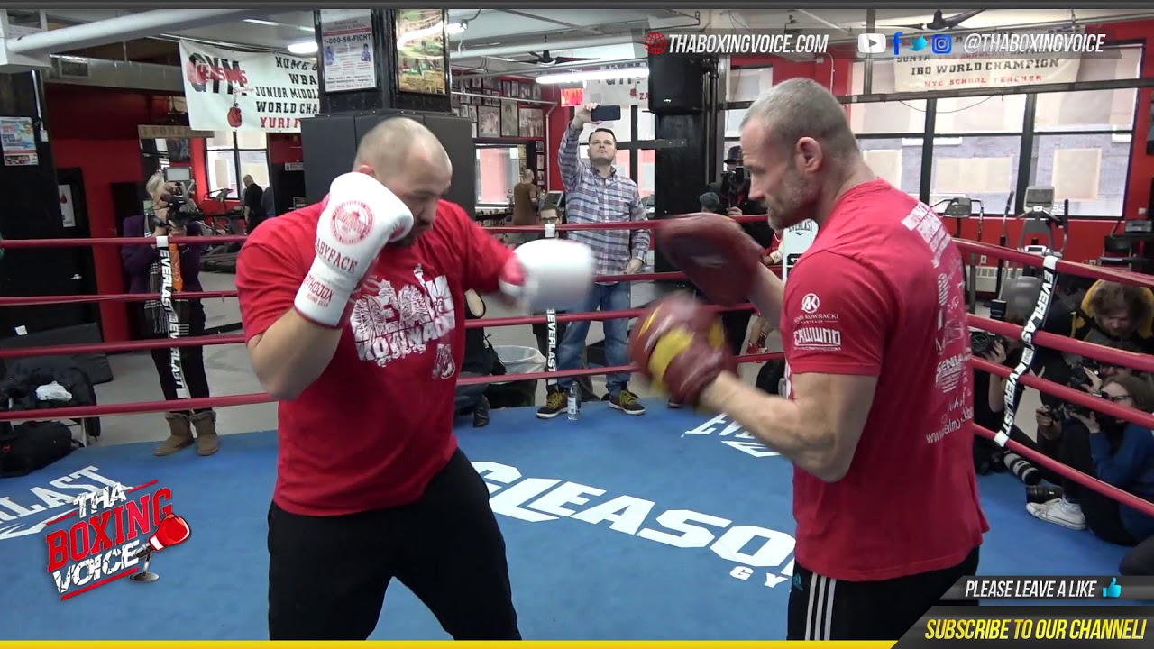🚨Adam Kownacki On The Pads, With Trainer Keith Trimble, Gleason Gym ...