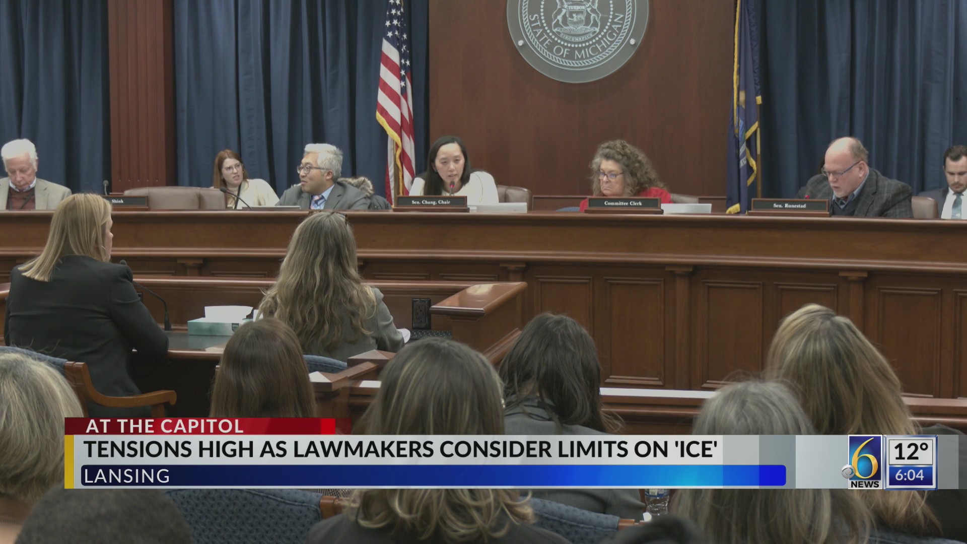 Tensions high as lawmakers consider limits on ICE