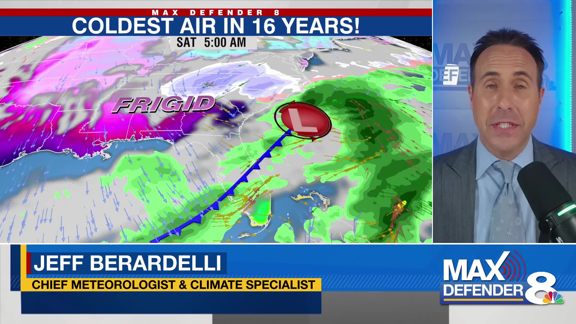 Gulf Efffect Snow and a Generational Cold Event for Florida