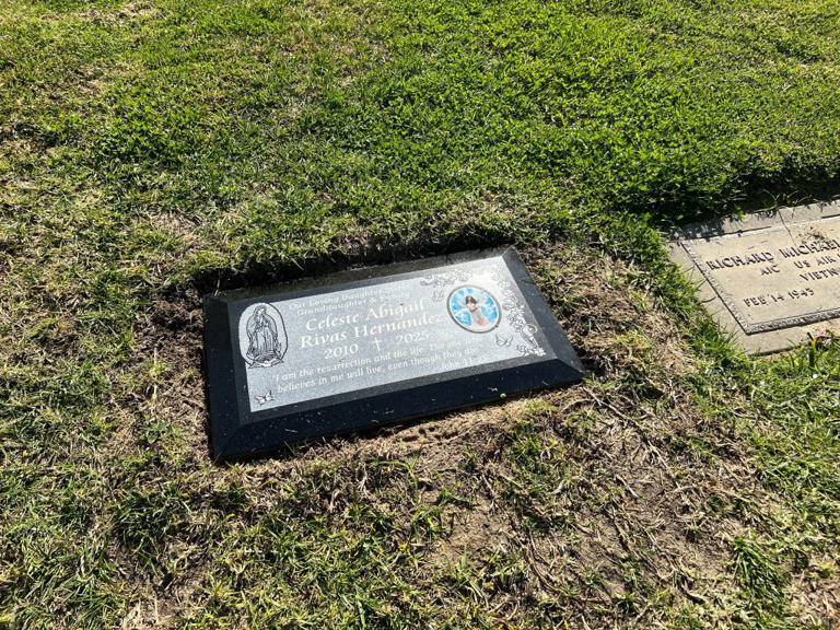 Dismembered teen Celeste Rivas’ grave seen for first time after her ...