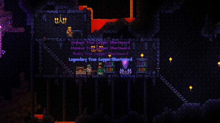 How to get the true copper shortsword in Terraria