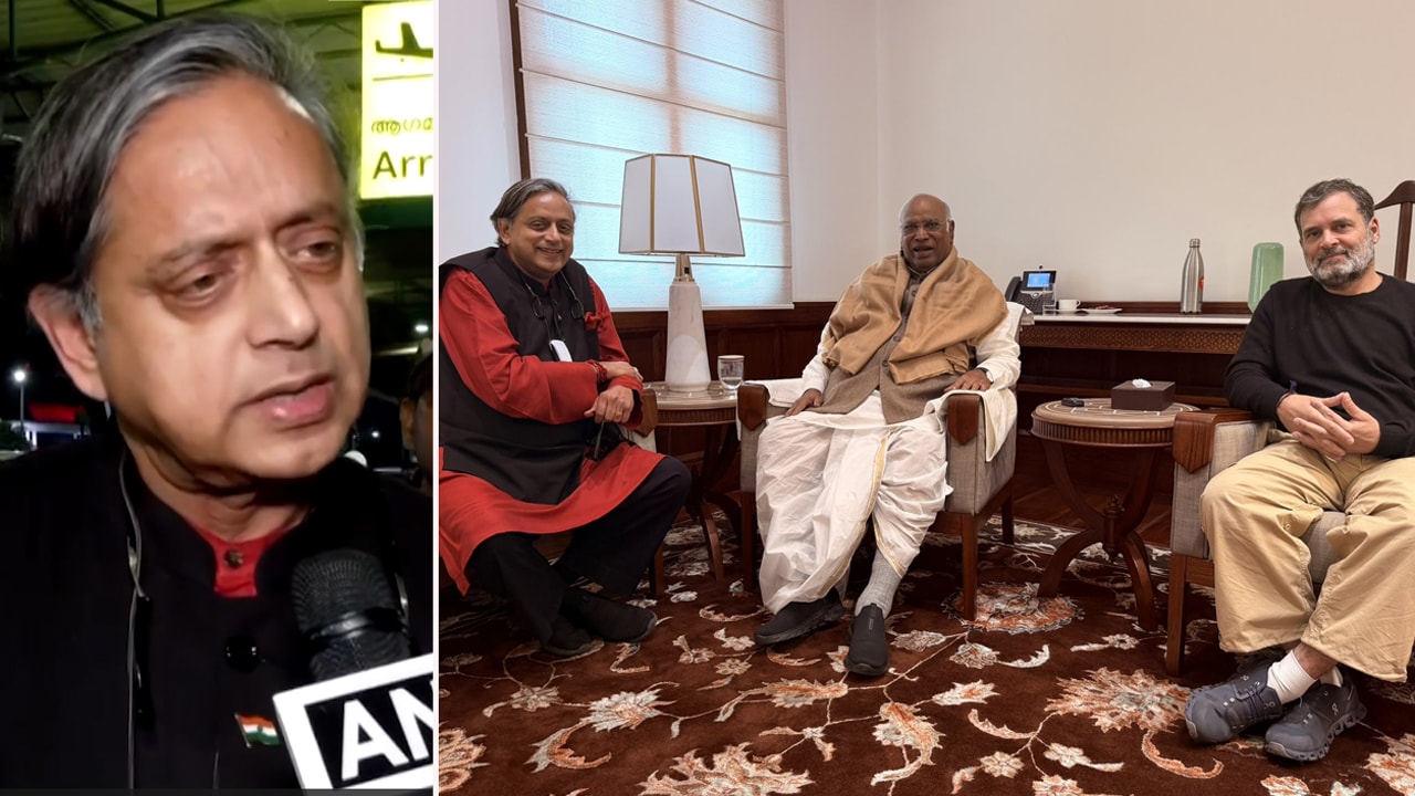 Shashi Tharoor calls meeting with Rahul Gandhi and M Kharge positive ...