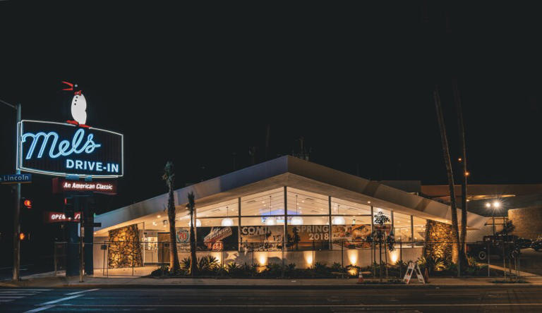 Get your kicks at Mel’s Drive-In, official end of Route 66