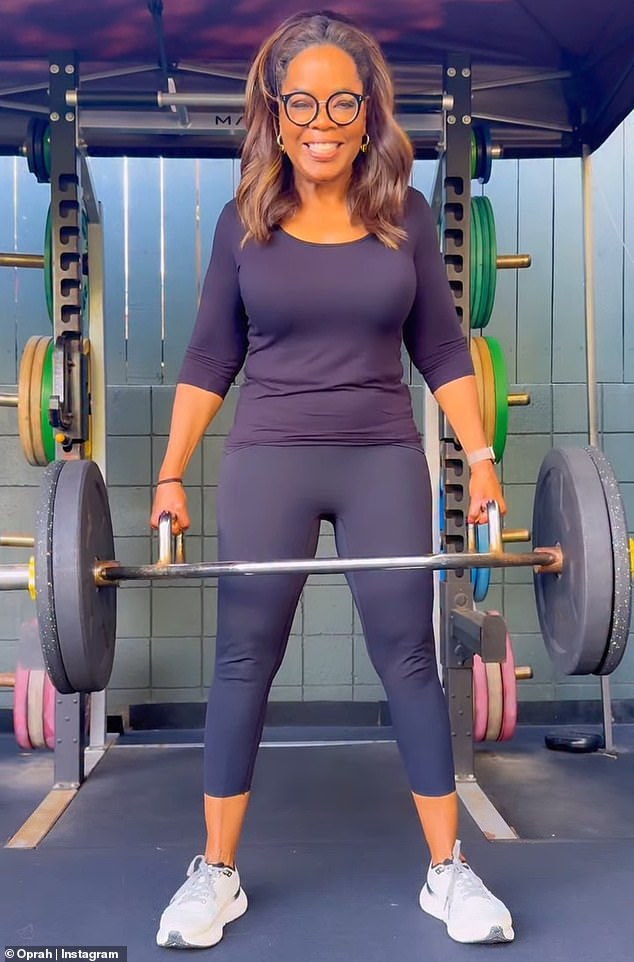 Oprah Winfrey effortlessly deadlifts on her 72nd birthday after Ozempic ...