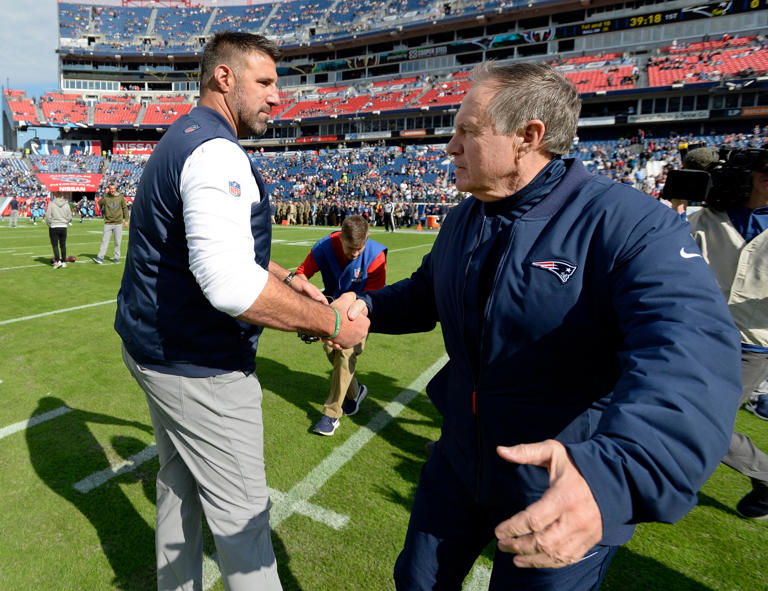 Mike Vrabel reacts to Bill Belichick’s Hall-of-Fame snub