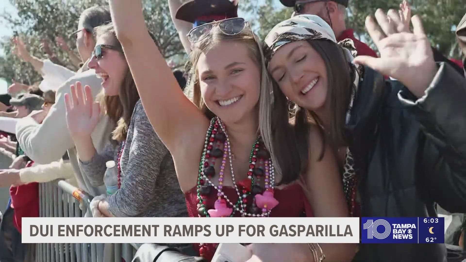 DUI enforcement ramps up for Gasparilla