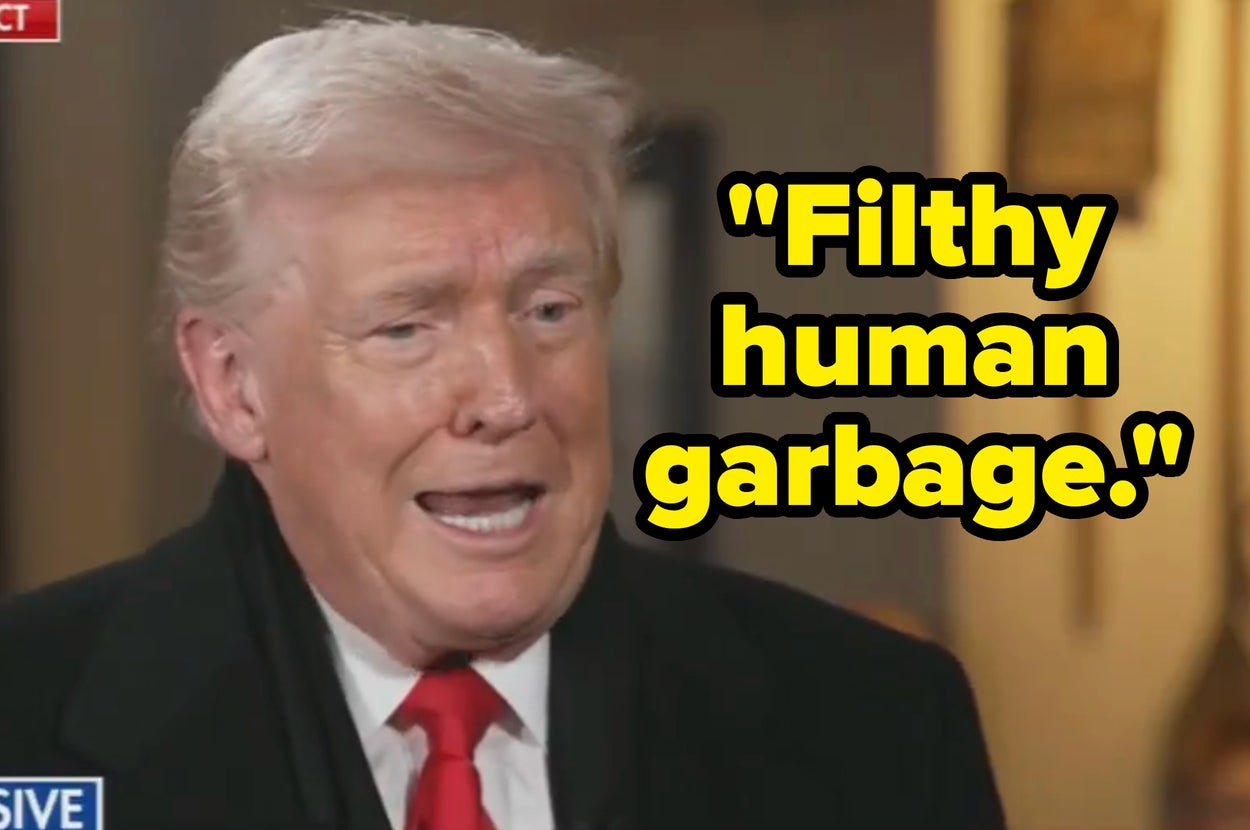People are calling Donald Trump "human garbage" and "morally depraved ...