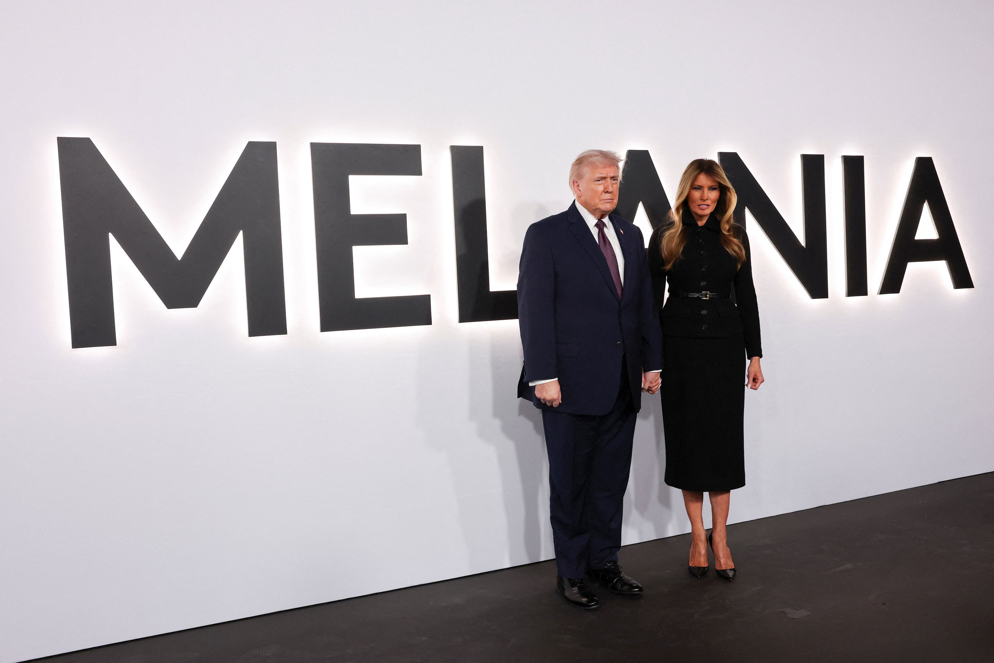 Melania Trump wears demure black Dolce & Gabbana skirt suit to DC ...