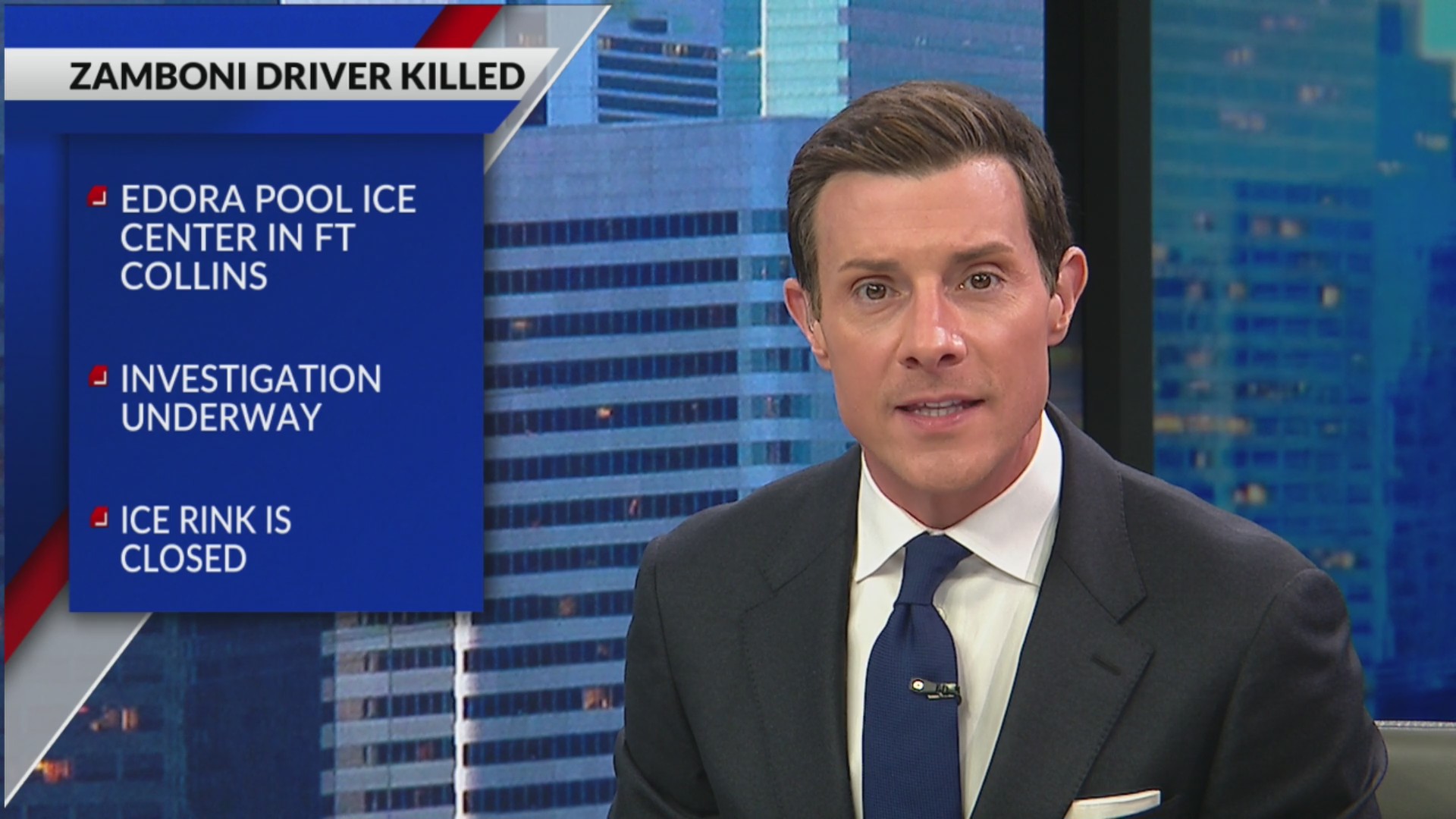 Zamboni driver killed in crash at ice rink in Fort Collins