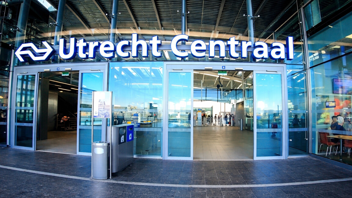 Walking inside Utrecht Centraal, the Netherlands’ main station