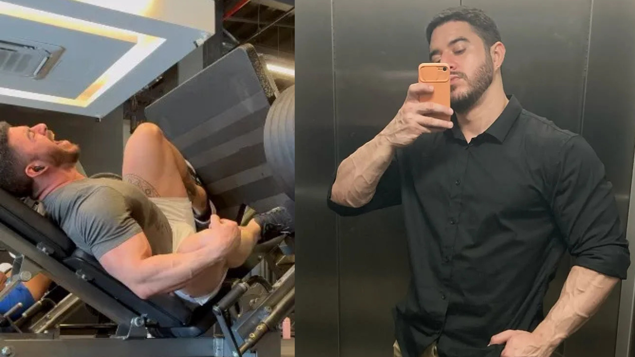 Bodybuilder Ranieri Lopes Filho training ends in disaster after ...