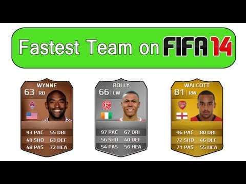 The fastest team on FIFA 14!