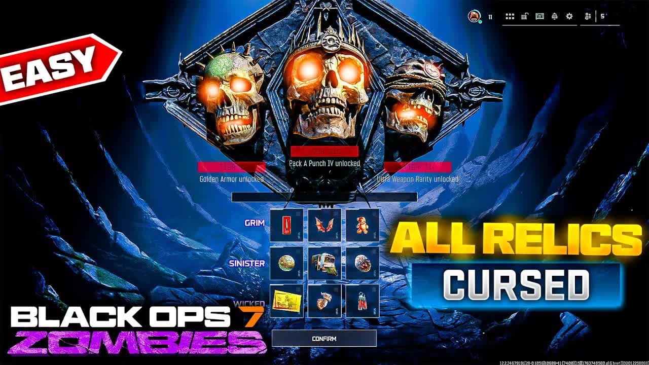 How to unlock all 9 cursed relics in Ashes of the Damned Black Ops 7 ...