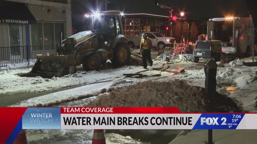 Water main breaks leave STL neighborhood with little to no water