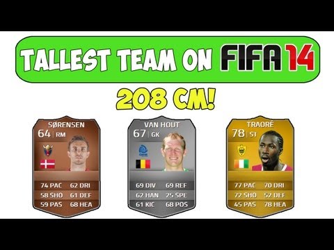The tallest team on FIFA 14!