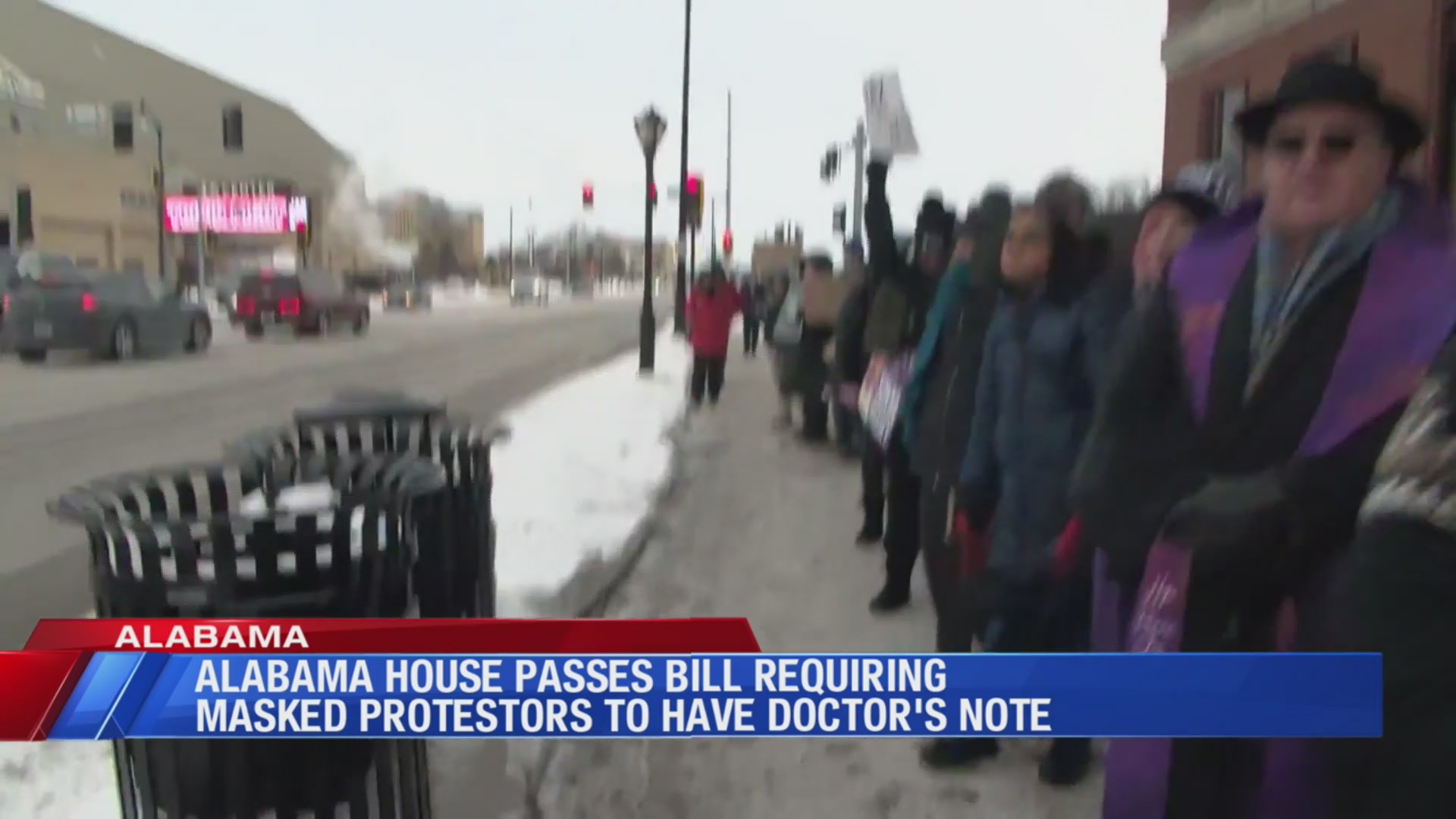 Bill regulates wearing a mask while protesting in Alabama