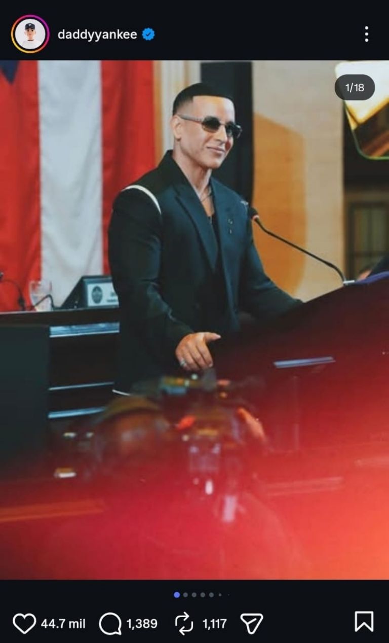 Daddy Yankee es reconocido como hijo distinguido de San Juan, Puerto Rico