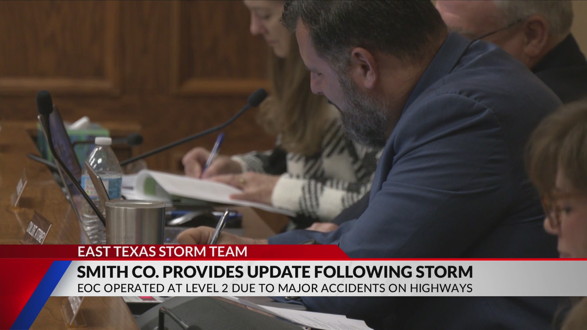 Smith County Commissioner's Court gets update on winter storm