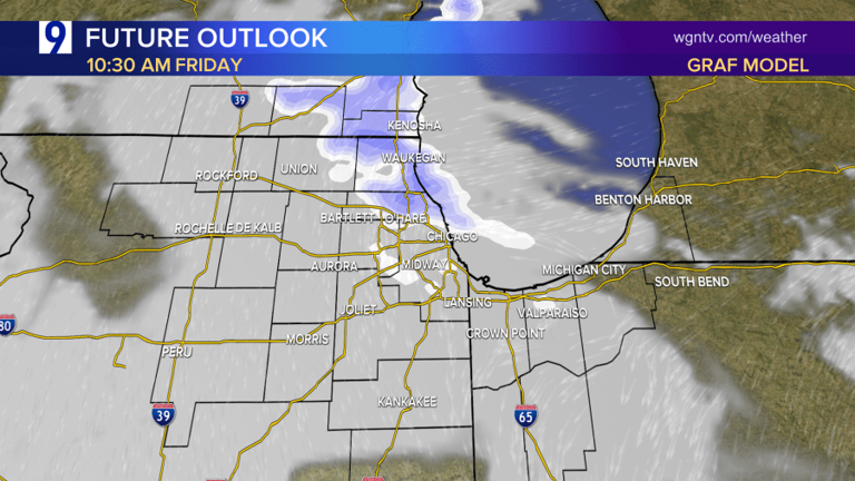 Chicago area to see another round of winter weather Friday into Saturday