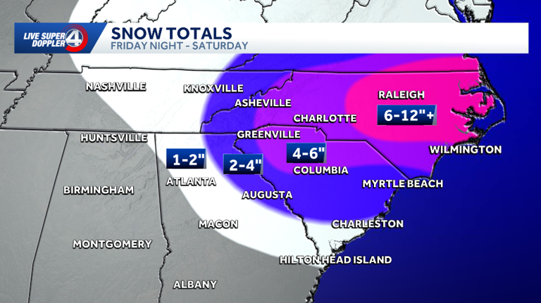 Snow on the way: Timing, totals for weekend winter storm