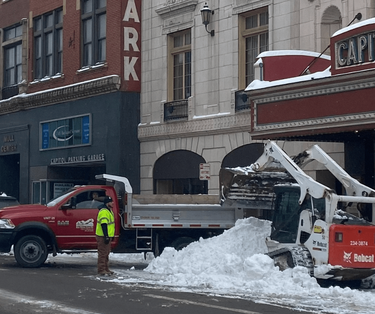 West Virginia city continues snow removal after major winter storm