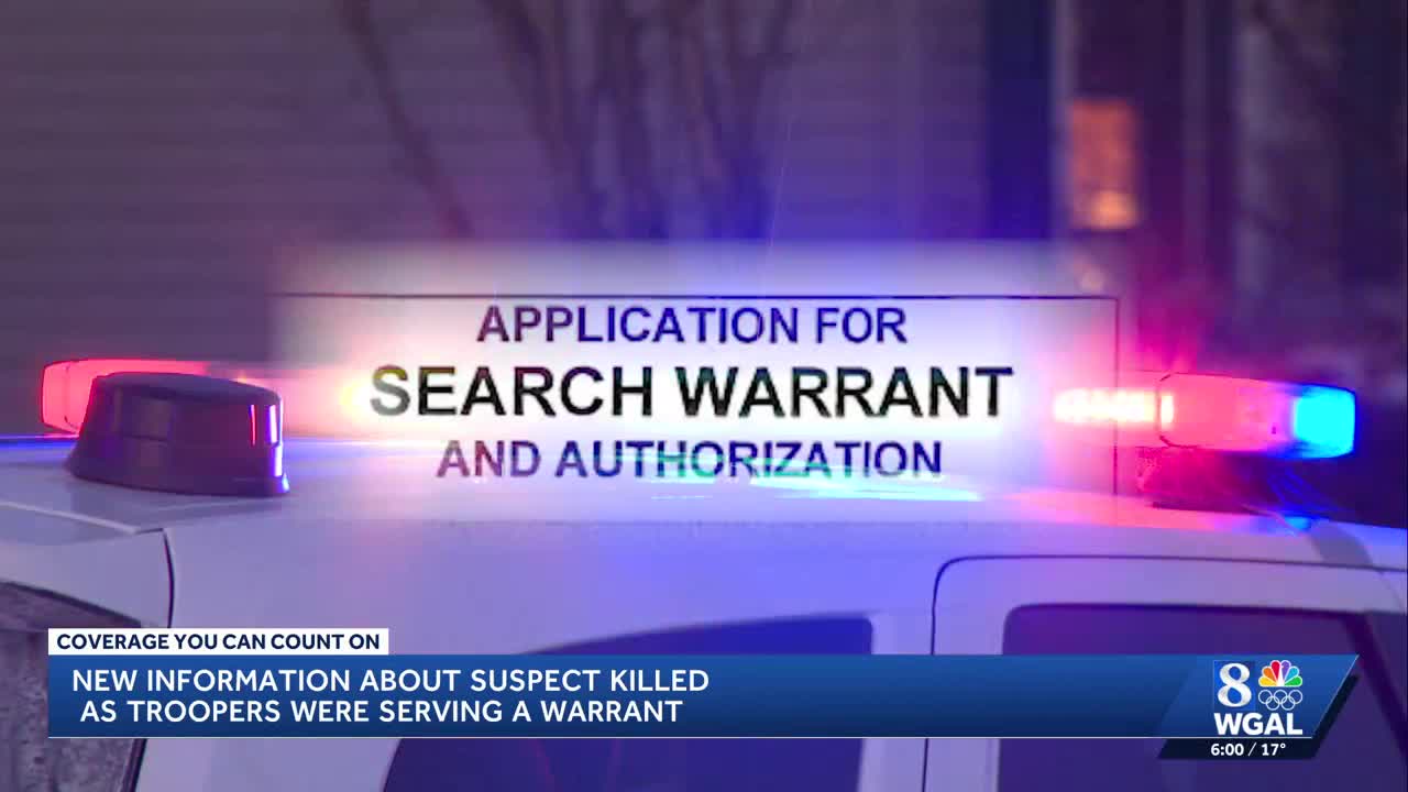 Coroner IDs suspect killed in trooper-involved shooting during warrant ...