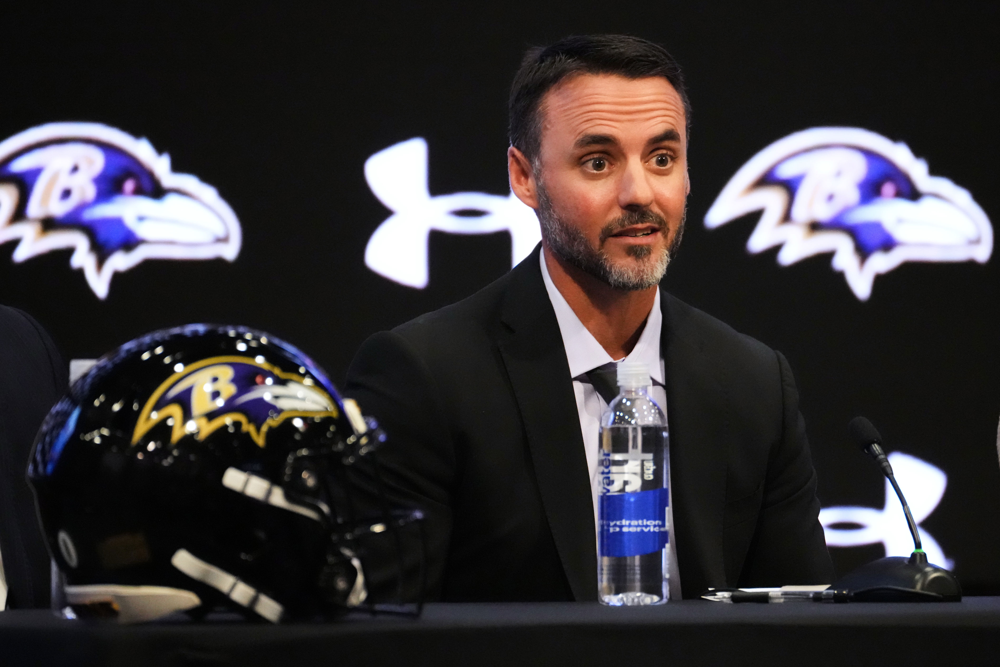 Ravens general manager Eric DeCosta on new coach Jesse Minter: 'He just ...