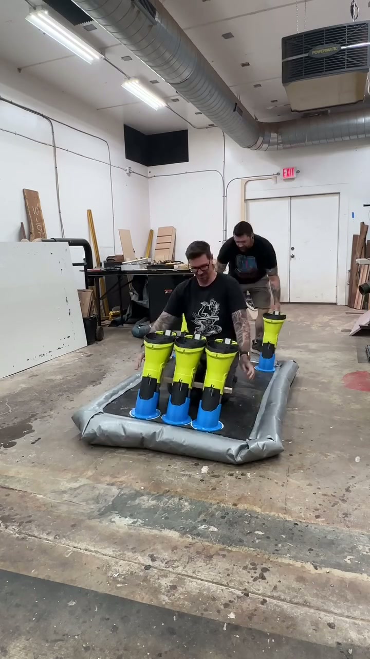 Before and after: my hovercraft build! 🔧