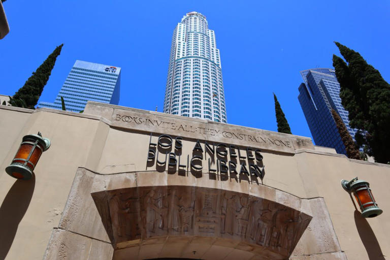 Los Angeles Central Library cracks into a 100-year-old time capsule at ...
