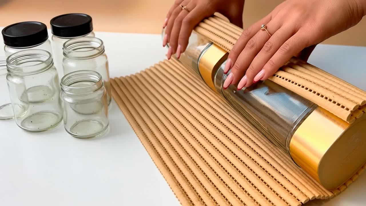 Beautiful! Genius ideas from bath mat and regular cans! DIY home decor ...