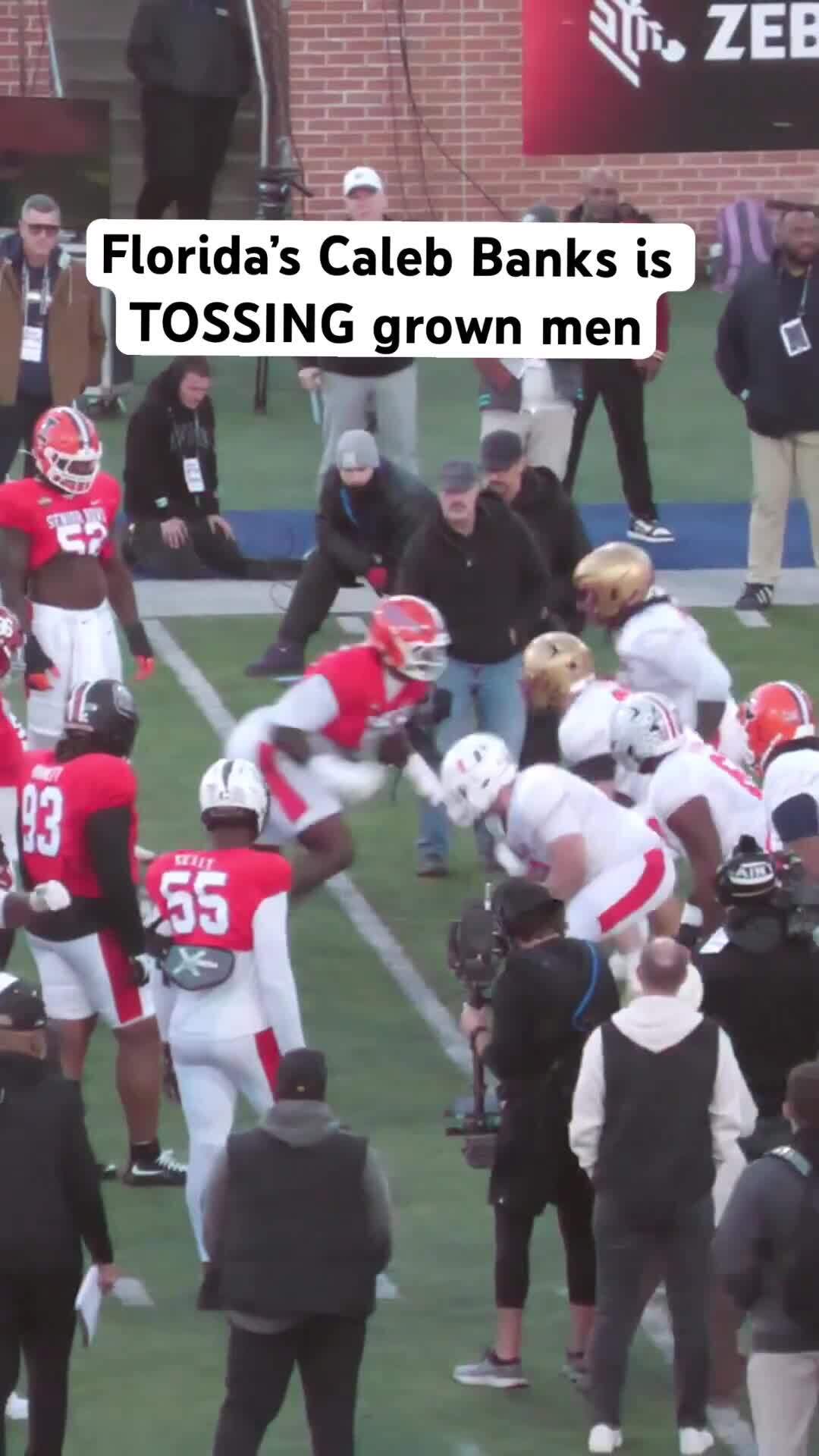 Florida's Caleb Banks tossing grown men around like rag dolls