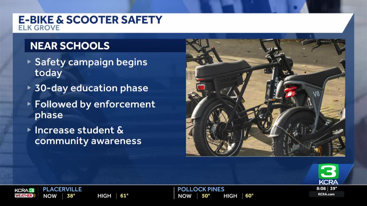 Elk Grove Police launch 30-day e-bike, scooter safety campaign ahead of ...
