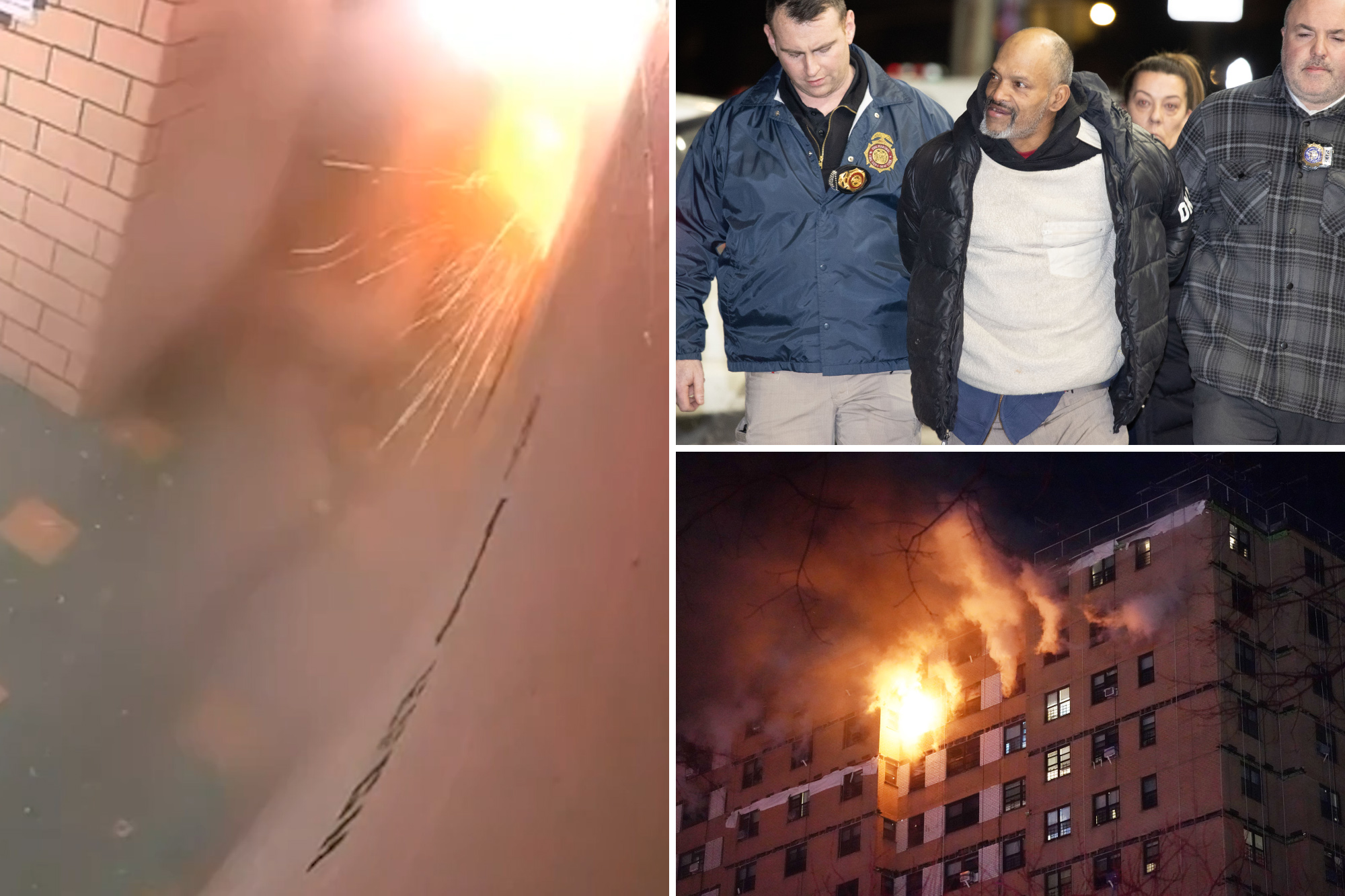 Video shows deadly explosion after maniac stole stove from 'baby mama's ...
