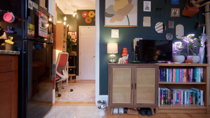 House tour: Tour a 225-square-foot dark but cozy Brooklyn apartment