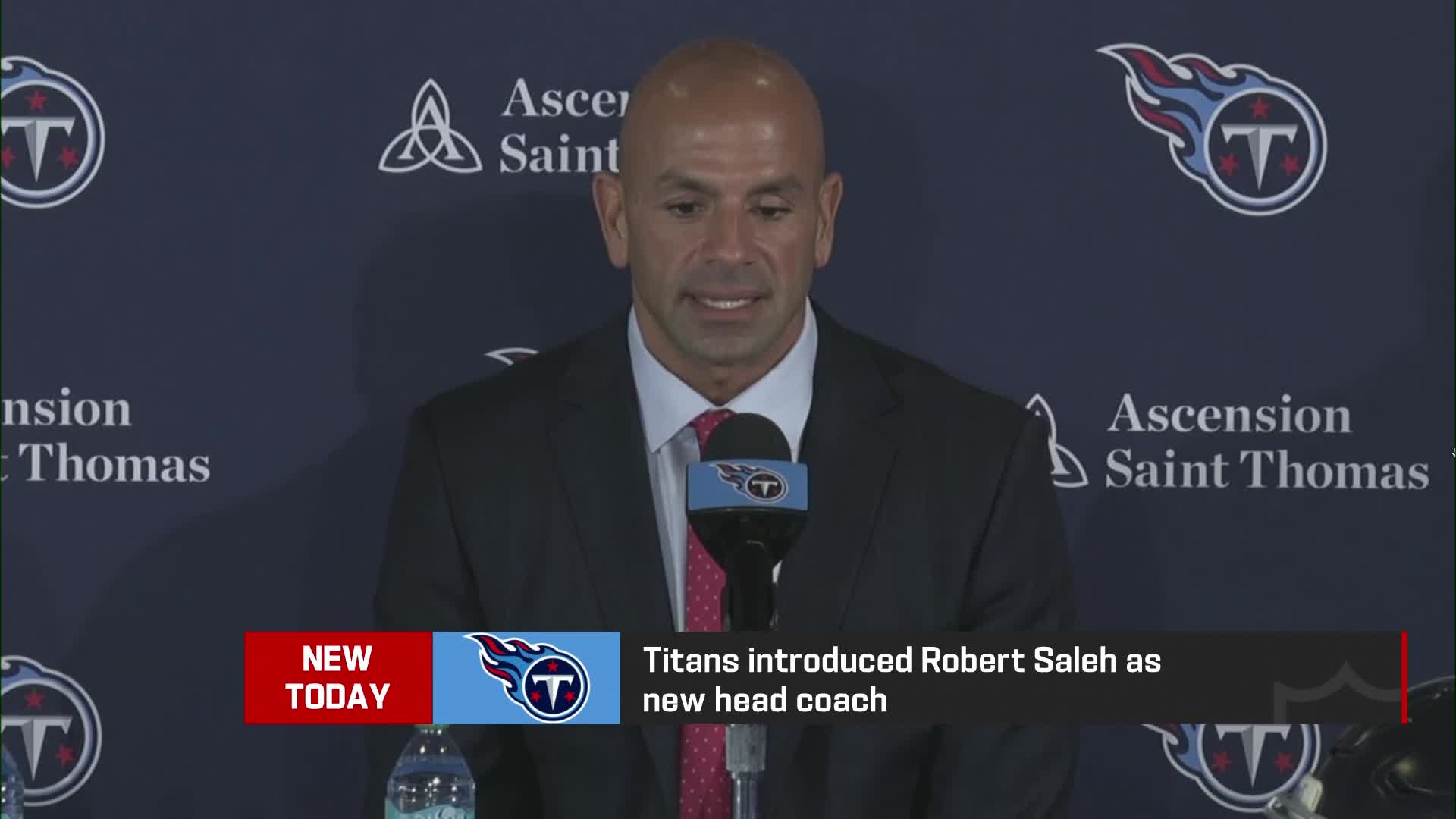 Titans introduce Robert Saleh as new HC for 2026