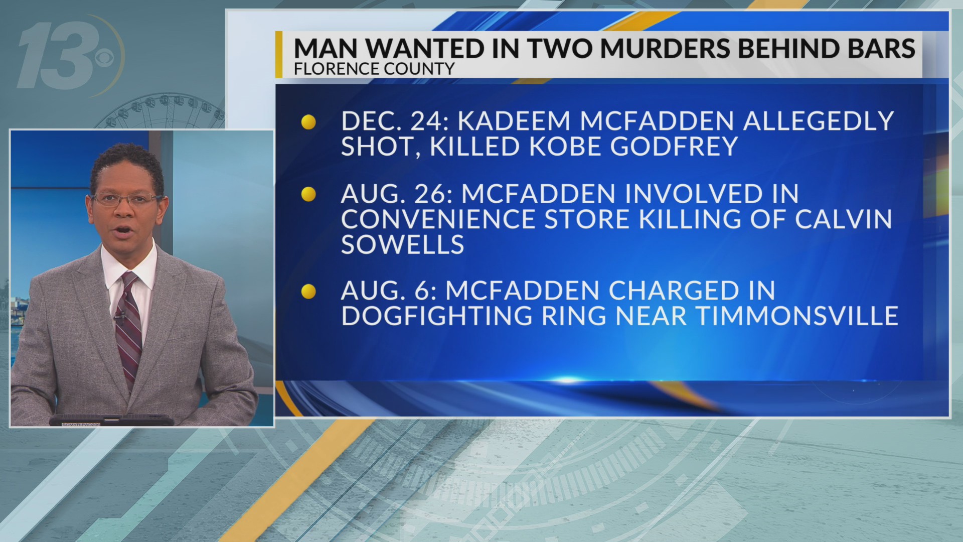 Lake City man sought in 2 Florence County killings caught in Sumter ...