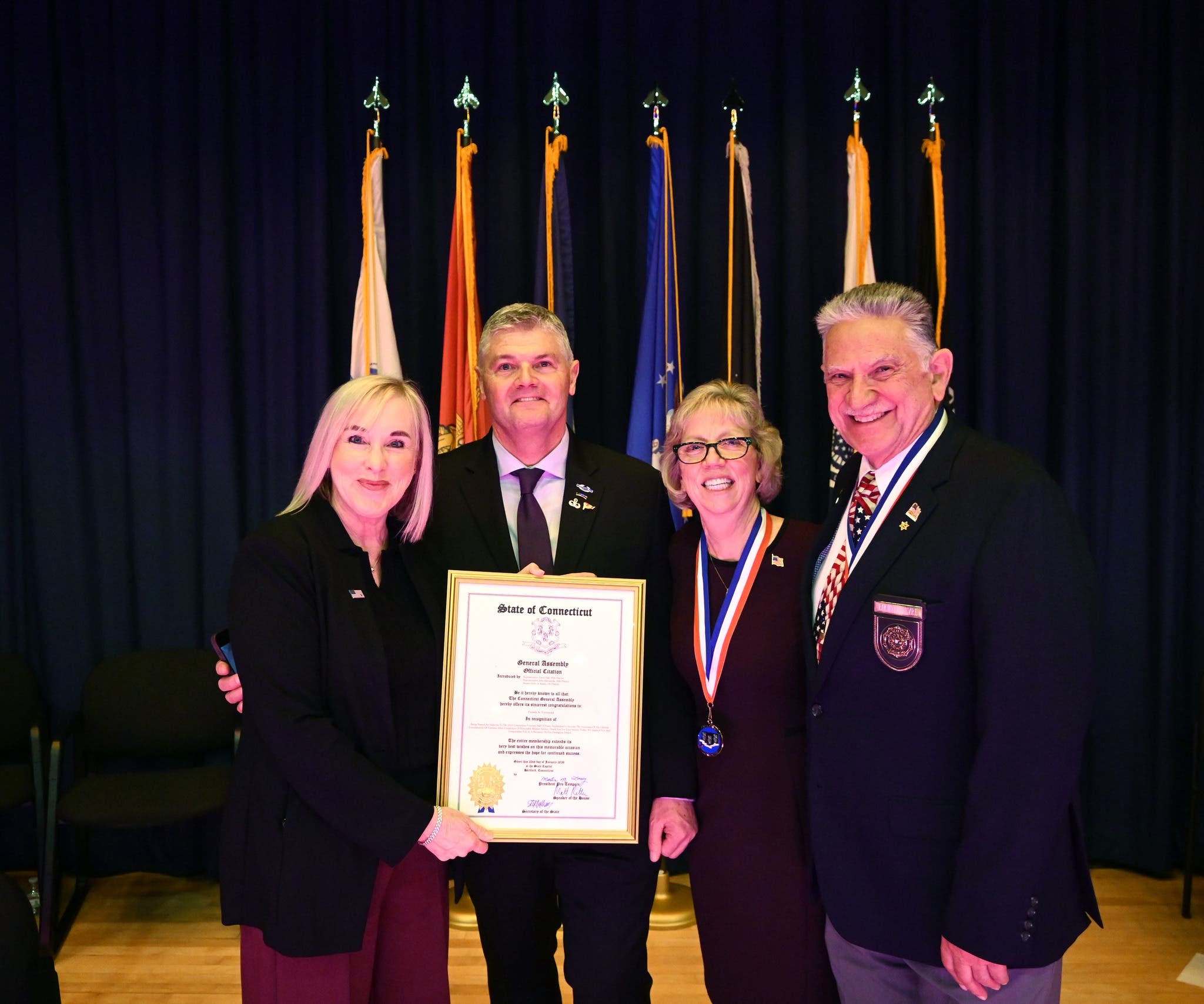 Enfield couple makes history together in Connecticut Veterans Hall of Fame