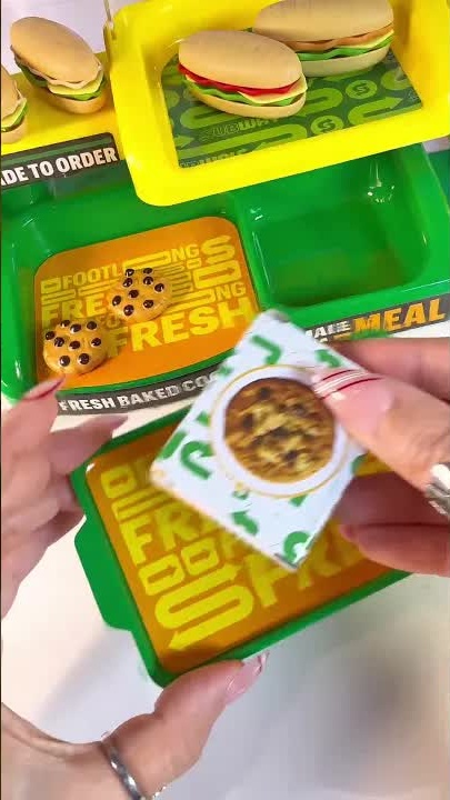 Subway mini store play set #asmr #subway #mini