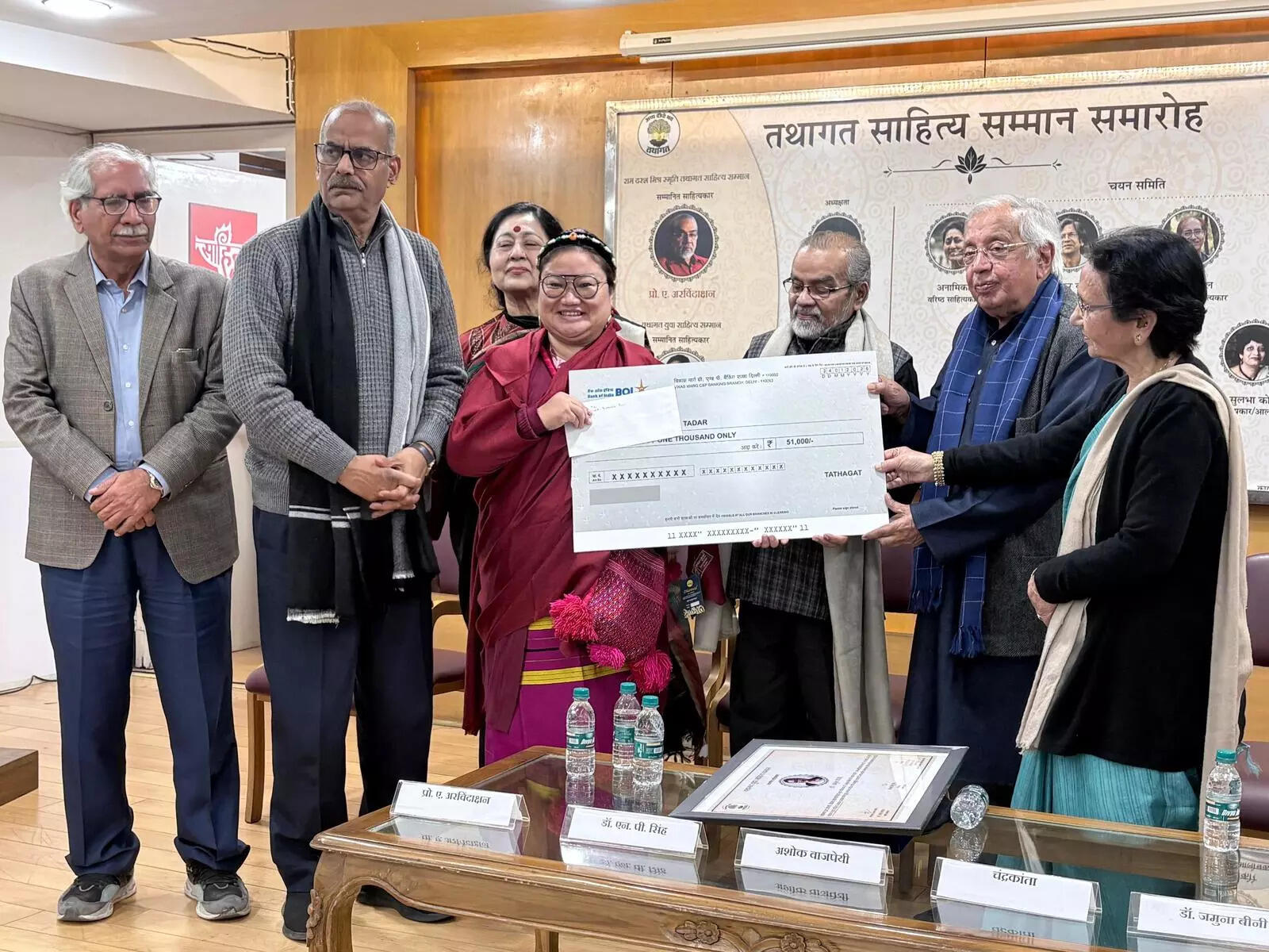 Patanjali hosts prestigious Tathagat Sahitya Samman in New Delhi