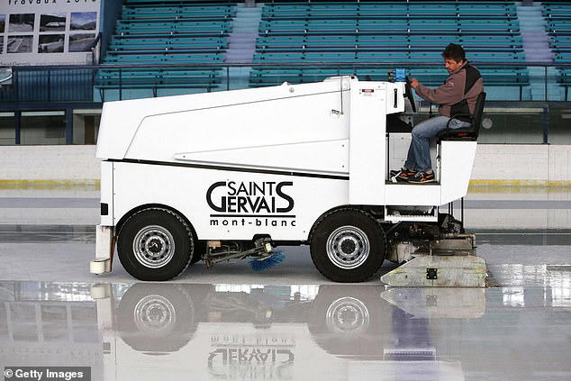 Colorado ice rink worker is crushed to death in freak accident while ...